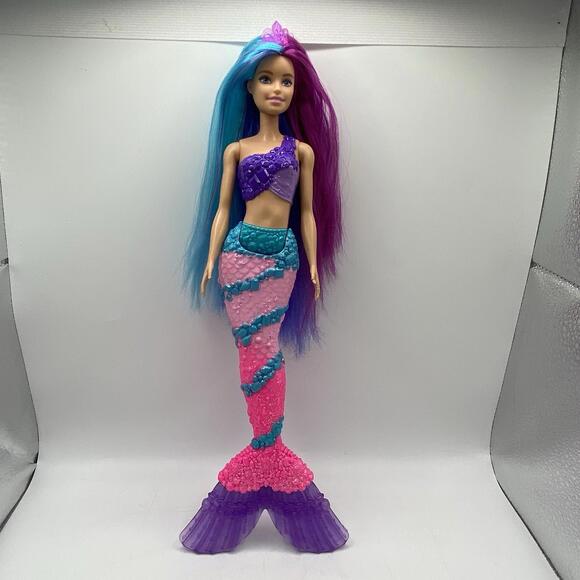 Barbie | Toys | Barbie Dreamtopia Mermaid Doll 2inch Pink And Blue Hair ...